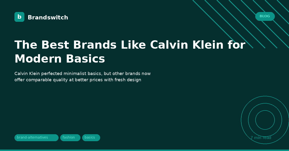 Best Brands Like Calvin Klein for Modern Basics [2026] | Brandswitch